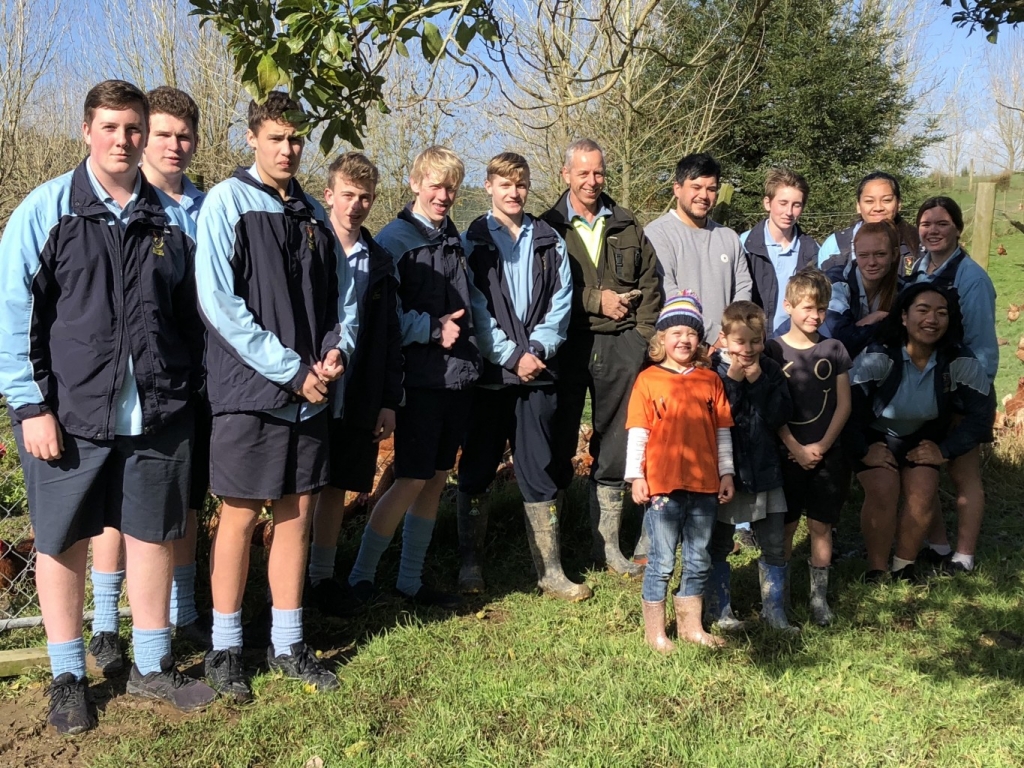 Ruawai College - Chicken Farm Visit